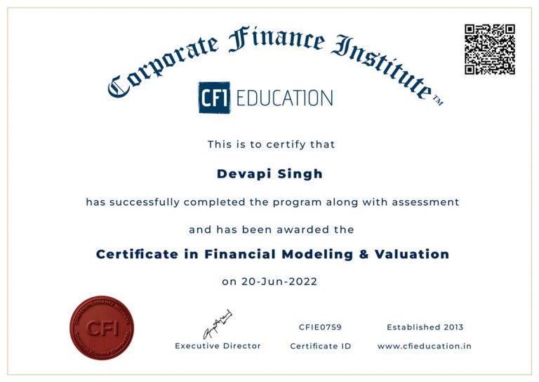 Financial Modeling Course In India - Placements & Certification ...
